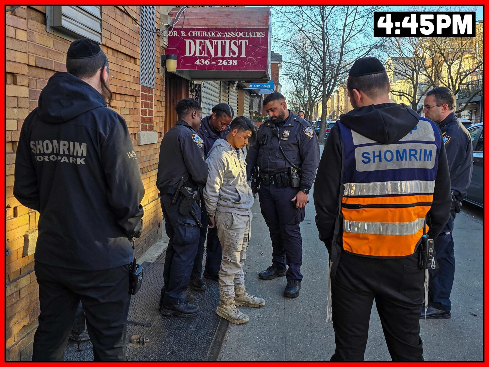 NYPD with the Help of Shomrim Arrests Driver for DWI Moments Before ...